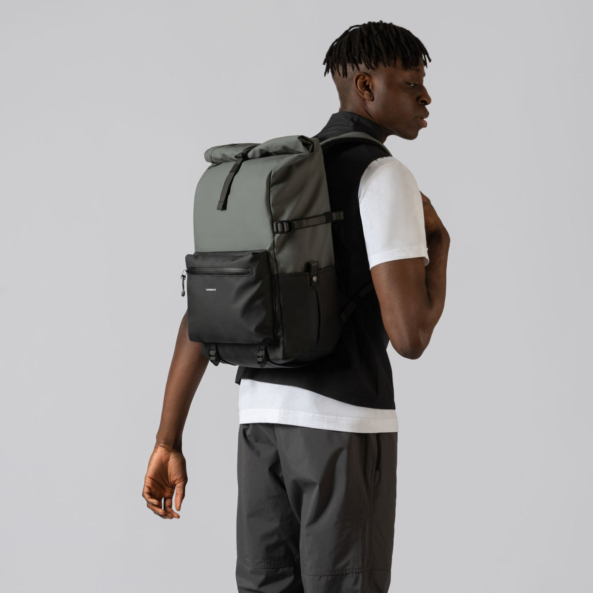 Buy online Sandqvist Ruben 2.0 Backpack - Multi Dark | Frontiers Man