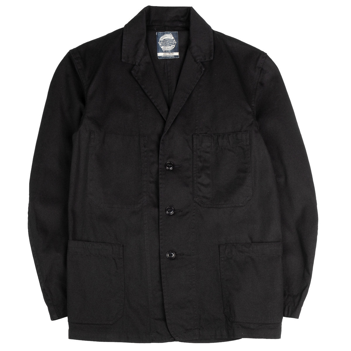 Buy online Yarmouth Oilskins The Engineer Jacket - Black | Frontiers Man